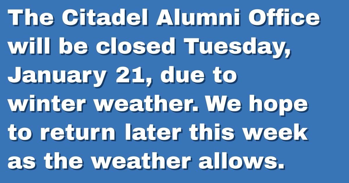 The Citadel Alumni Association – The home of the Citadel network